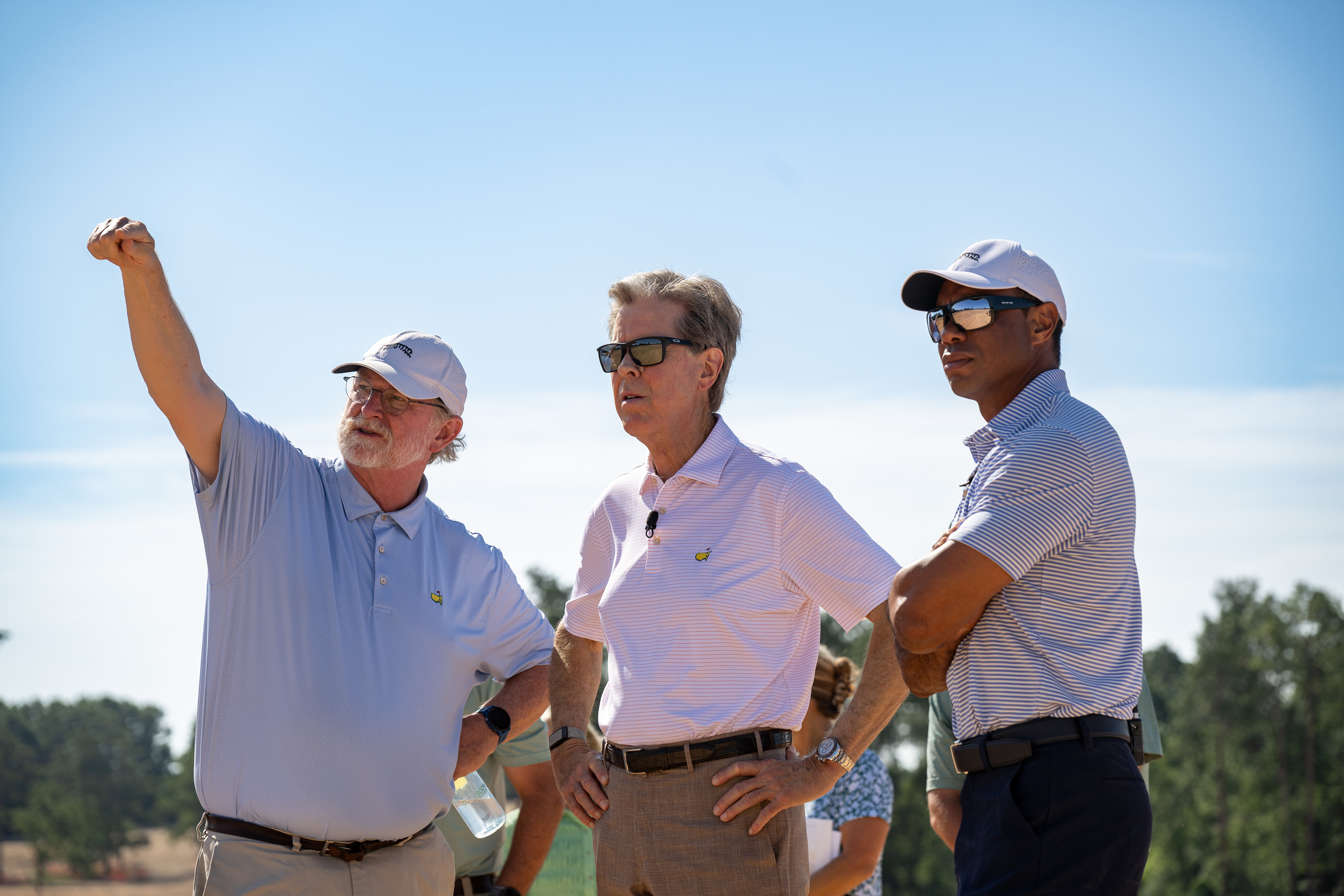 Tiger Woods, Augusta National Chairman Fred Ridley visit the sites of ...